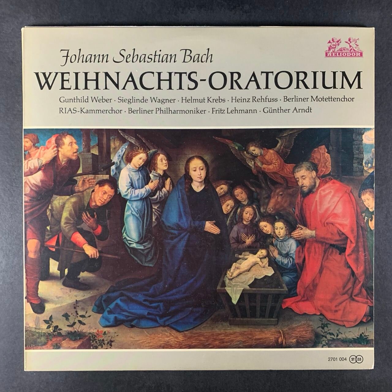 Johann Sebastian Bach - Weihnachts-Oratorium (б/у виниовая пластинка, LP)