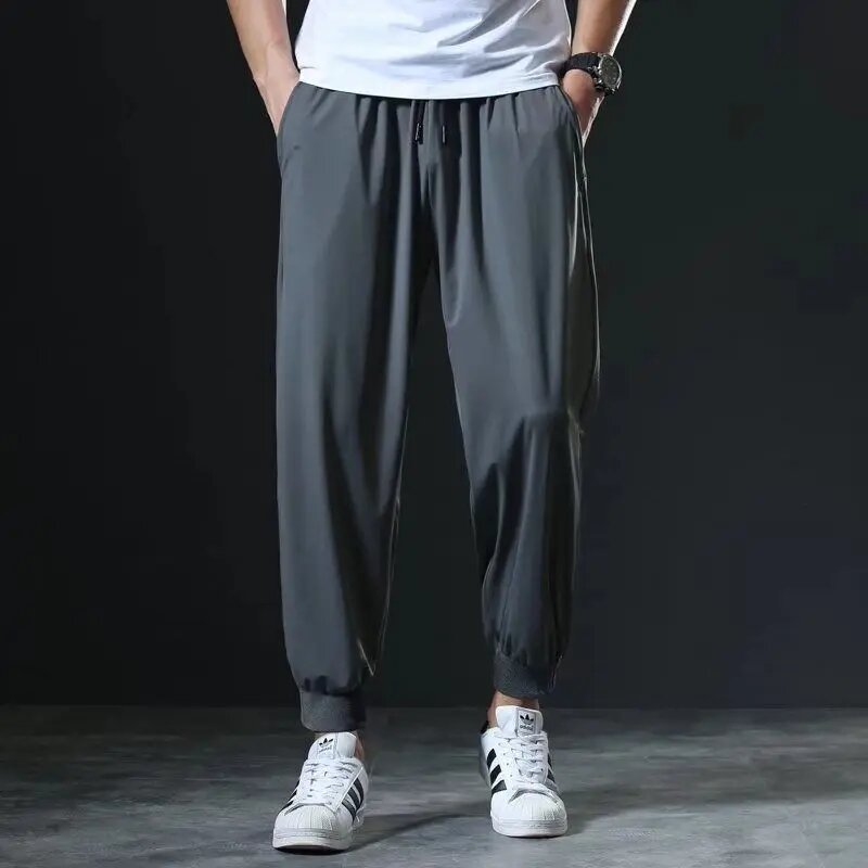 Мужские рыболовные брюки черные/серые 4XL, dark gray01