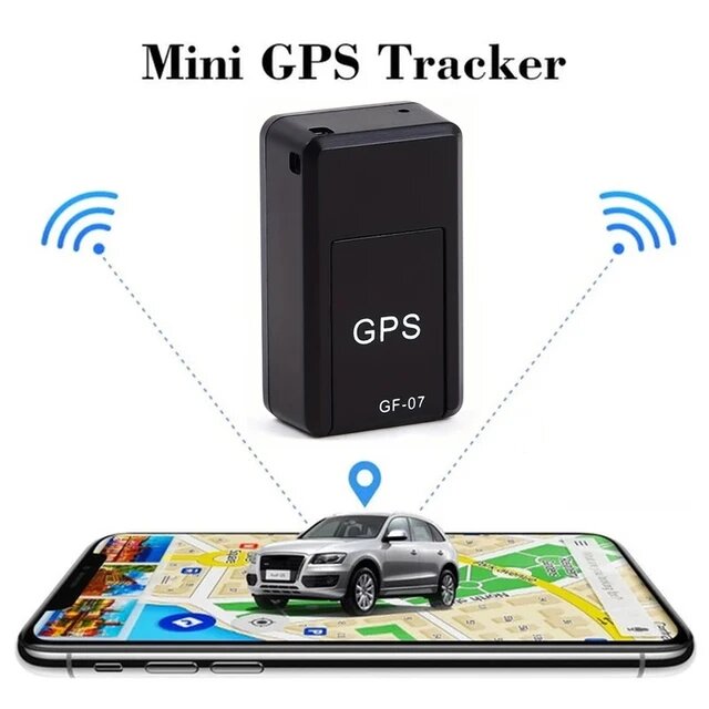 GF07 Мини-GPS-трекер, приложение для GPS-позиционирования, магнитный GPS-трекер, автомобильный GPS-локатор с надежной функцией защиты от кражи.