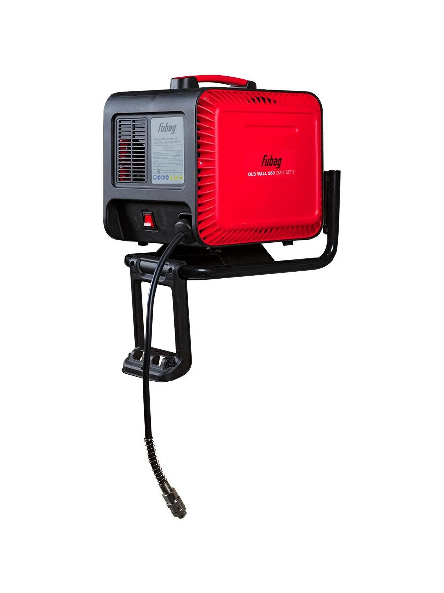 Компрессор Fubag Ols Wall 260 безмасляный 260л/мин 1500Вт красный/черный