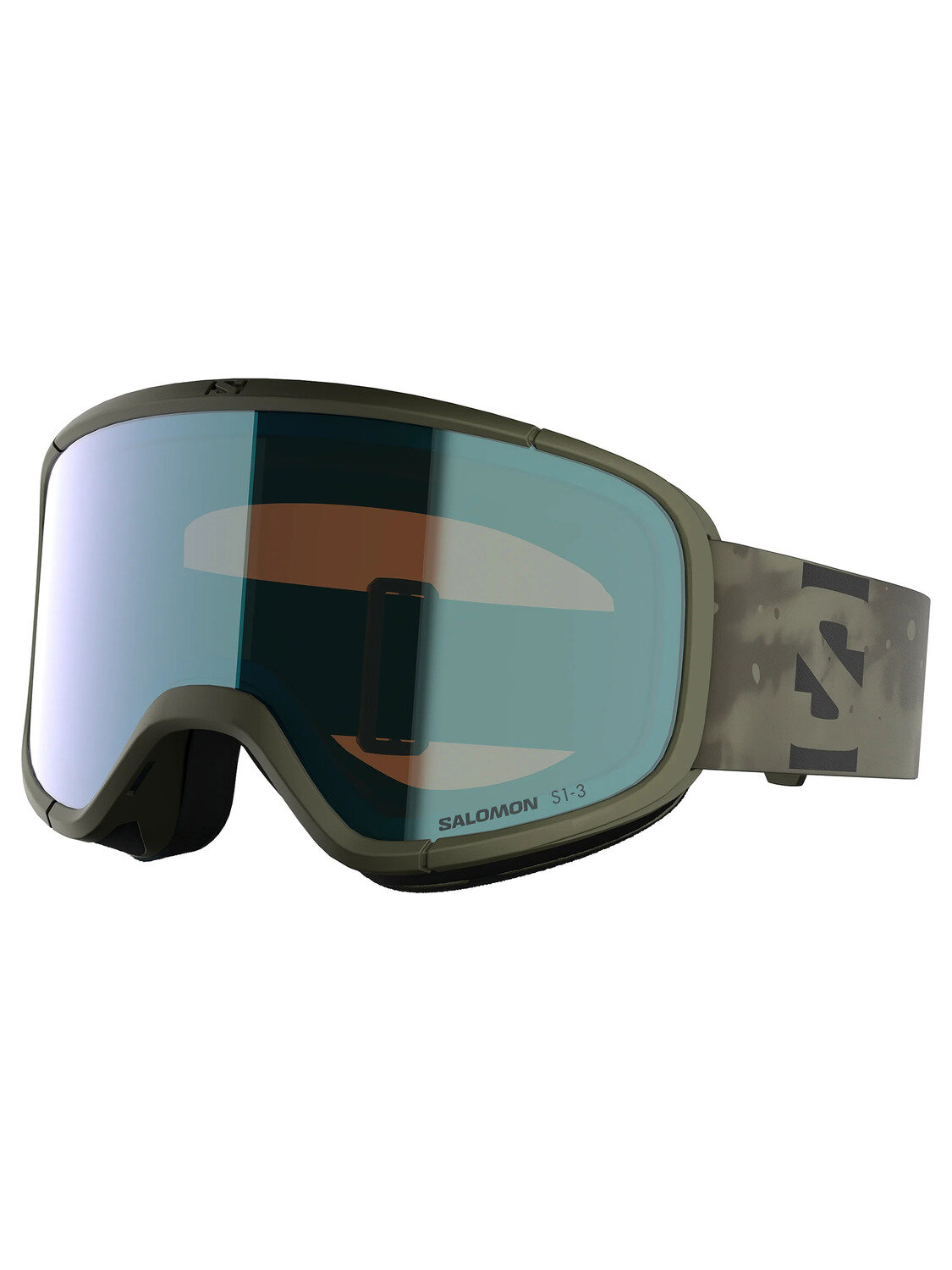 Горнолыжные очки Salomon Aksium 2.0 Photochromic Olive Night Cat. 1-3 25/26 Хаки, для мужчин