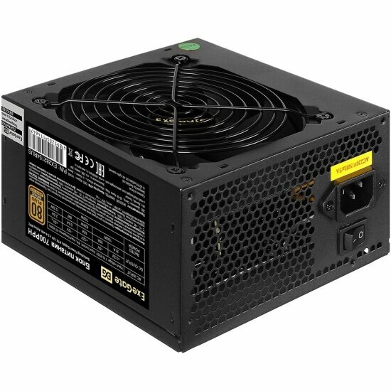 Блок питания 700W Exegate 80 PLUS® Bronze 700PPH-S-OEM ATX