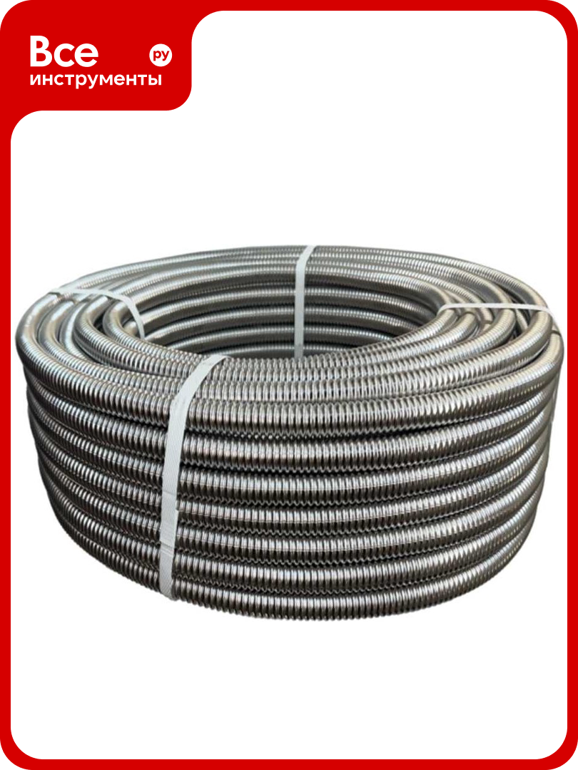 Труба гофрированная 32А из нержавеющей стали SUS304, отожженная 3м STACORT TO-32A-3