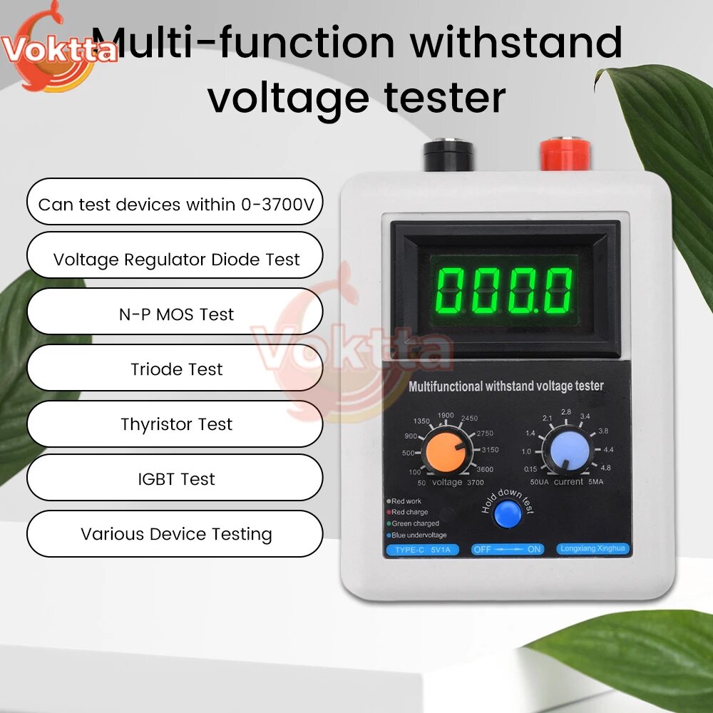 Мультиметр сstand voltage tester, red Display — фото 1
