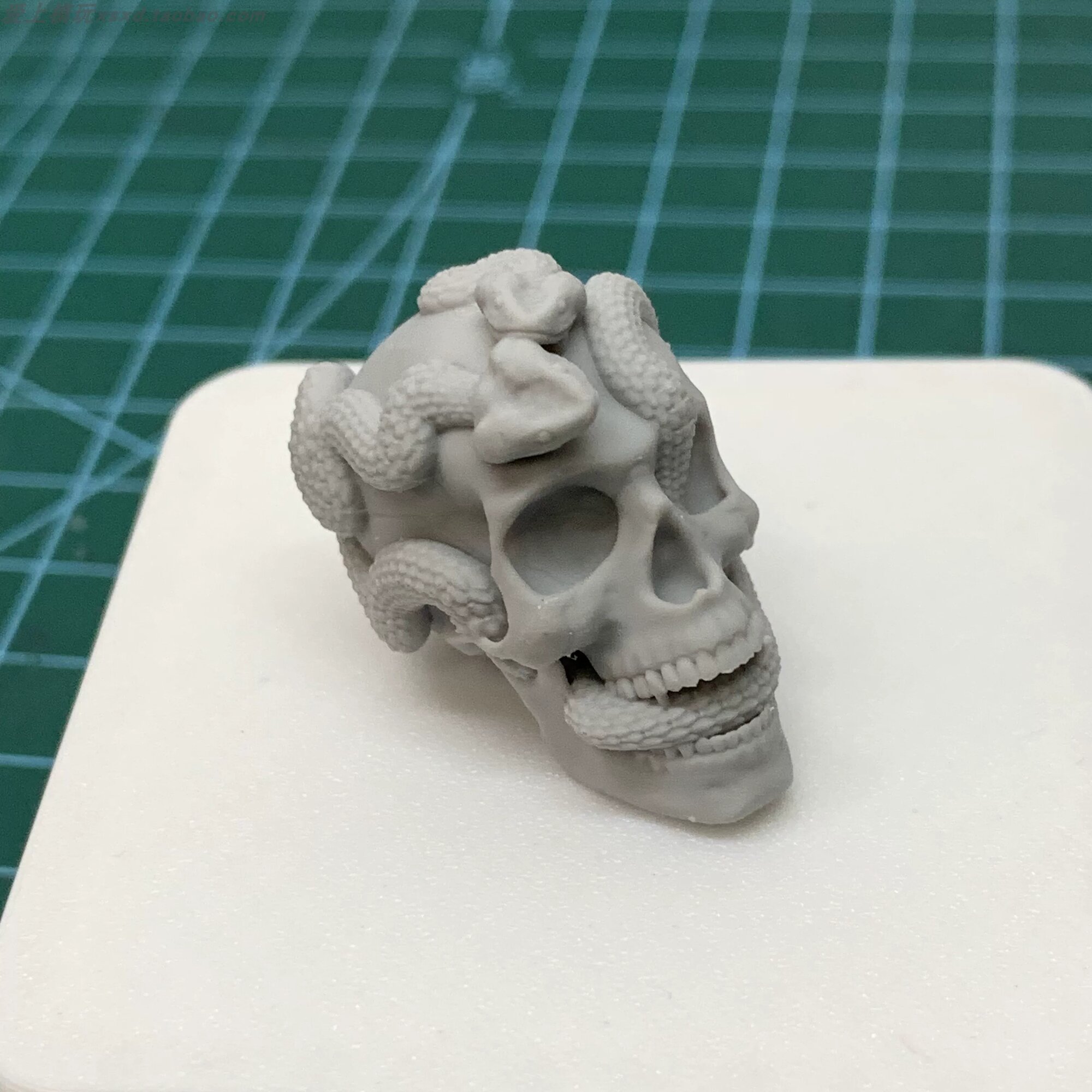 Череп с головой змеи, 3D-печать, для аквариума и стола, 1 шт, уникальный змеиный дизайн