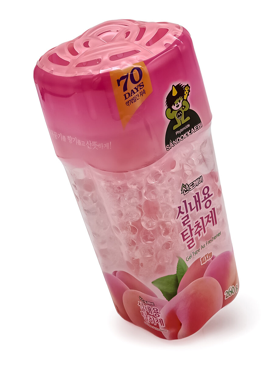 Sandokkaebi Гелевый освежитель воздуха для дома Персик Gel Type Air Freshner Peach, 260 г