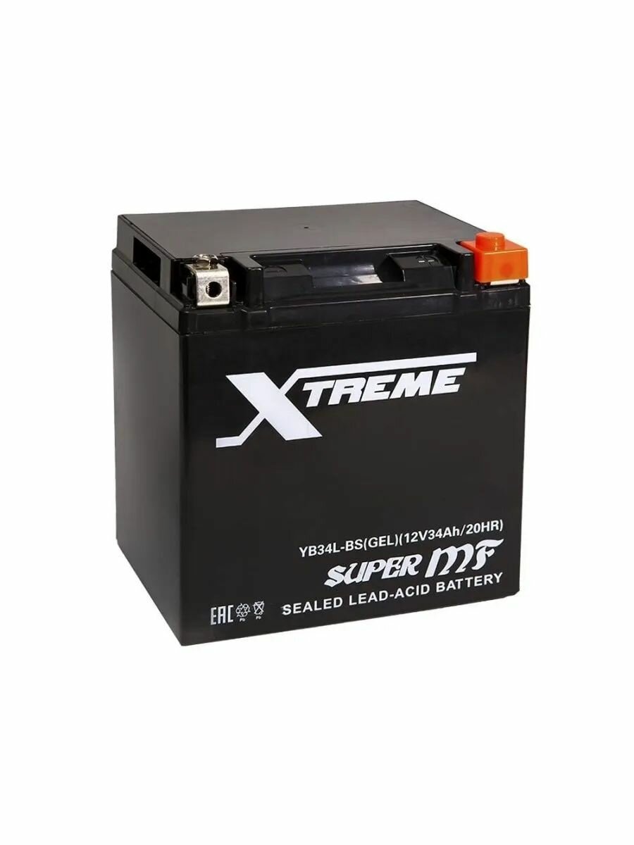 Аккумулятор Xtreme YB34L-BS 12V 34Ач обр. пол.