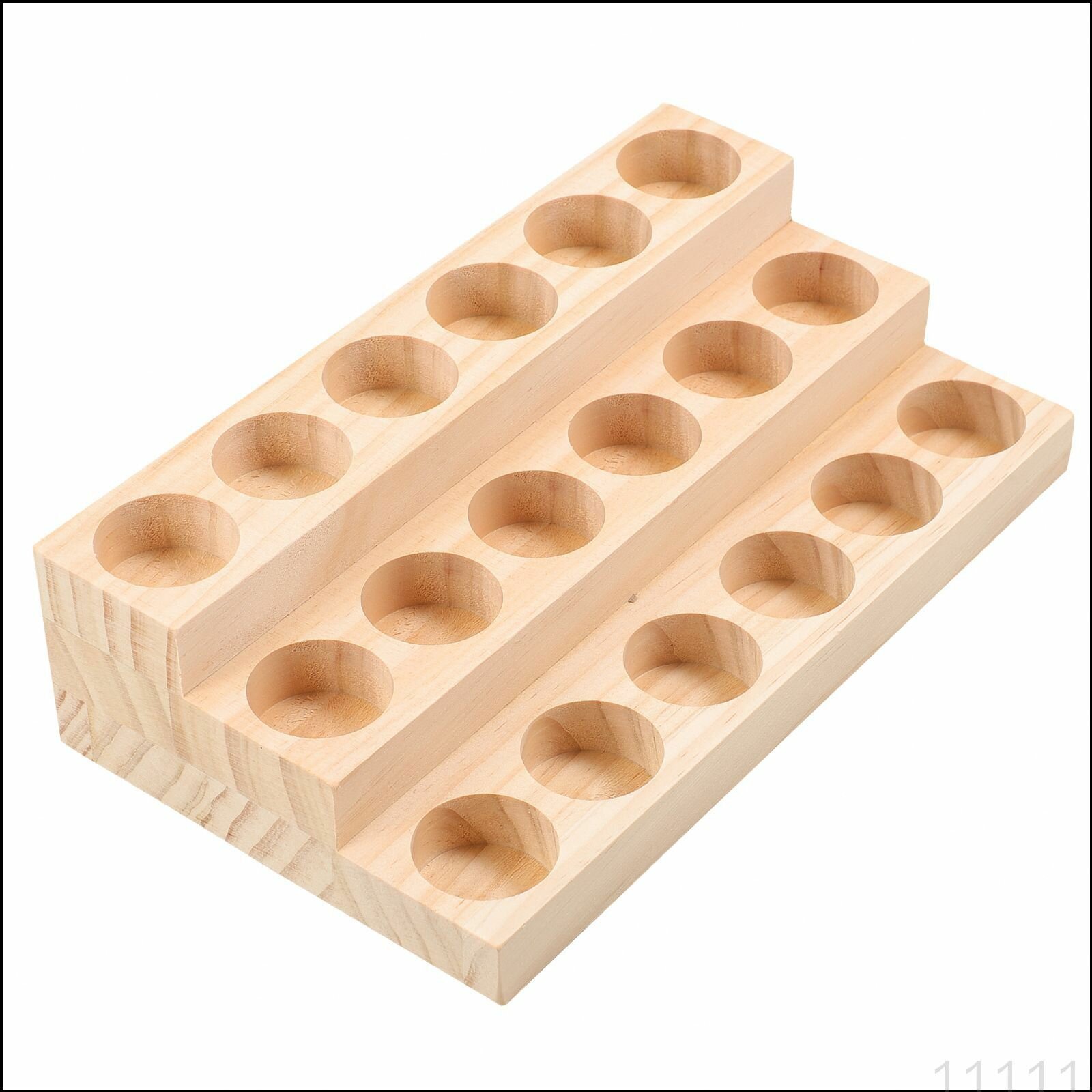 Эксклюзивная подставка для эфирных масел 22x12.5 см из дерева обеспечивает качественное хранение