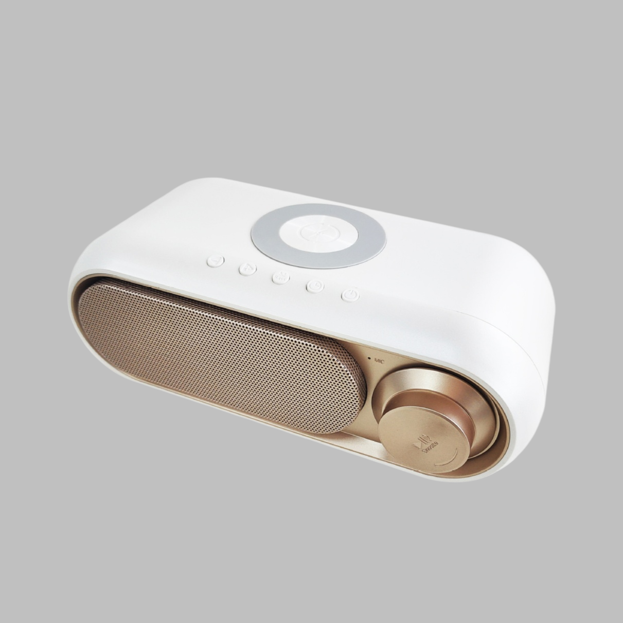 Беспроводная зарядка + будильник + Bluetooth-колонка WD-300, FM-радио, TF-карта, USB выход, белый шум