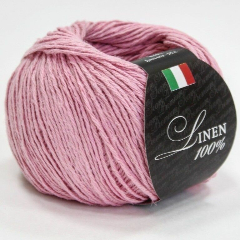 Лён 100% SEAM (мягкий) 50гр*125м*5шт розовый №09
