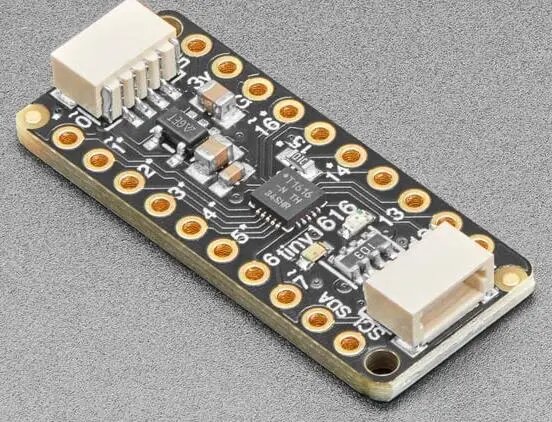 Модуль ATtiny817 ATtiny1616 Breakout seesaw - STEMMA QT / Qwiic High Voltage UPDI 5690 ATtiny1616