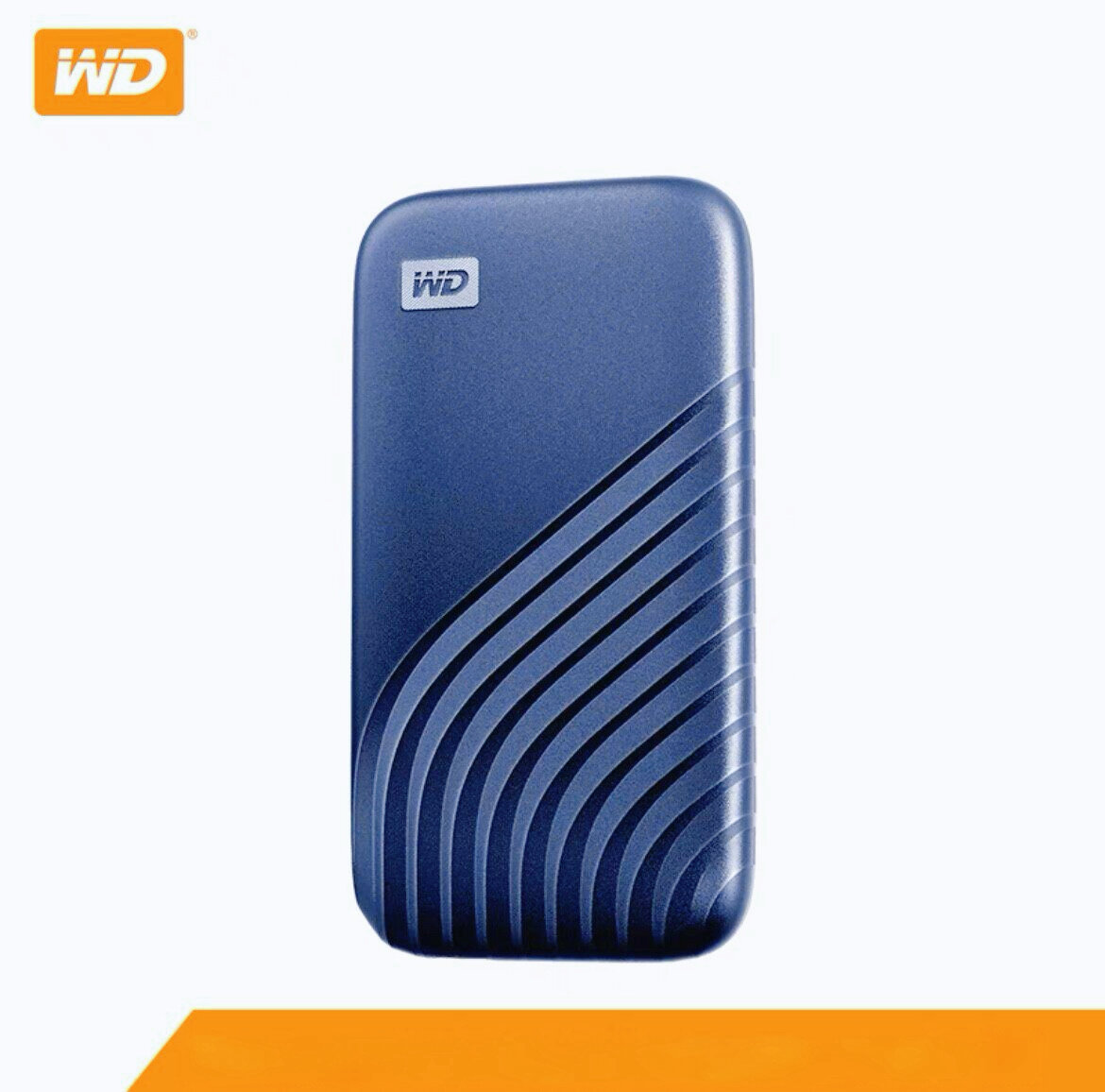 Мобильный твердотельный накопитель Western Digital My Passport PSSD 1 ТБ, Серебро, 1050MB/s，Интерфейс Type-C