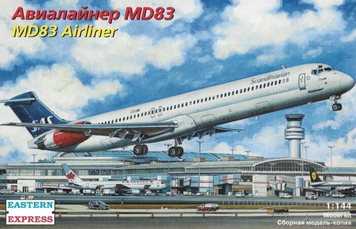 144112 Восточный Экспресс Пассажирский авиалайнер MD-83 1/144