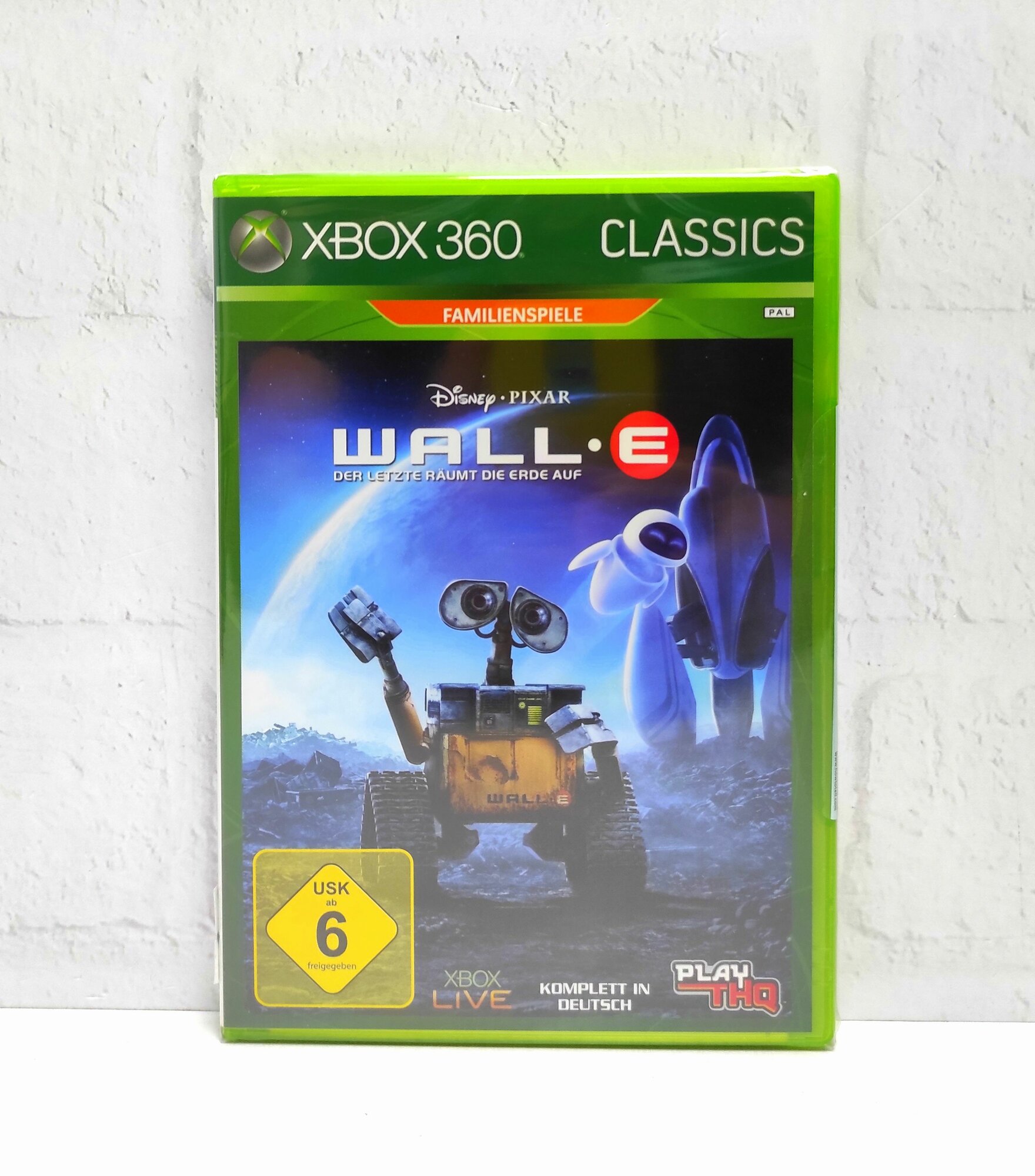 Валли WALLE The Last One to Clean Up the Earth Немецкий язык Видеоигра на диске Xbox 360