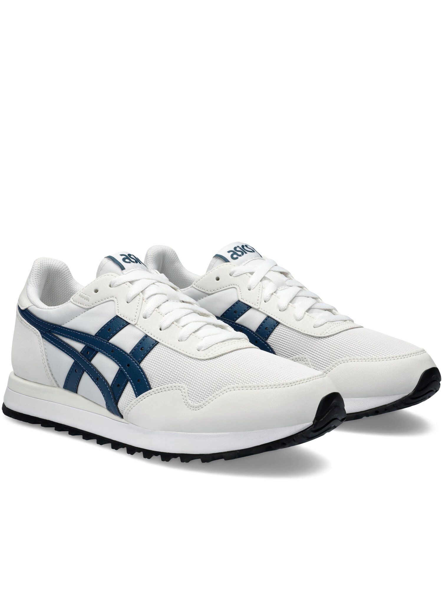 Кроссовки ASICS TIGER RUNNER II, размер 4,5 US, белый/синий — фото 1