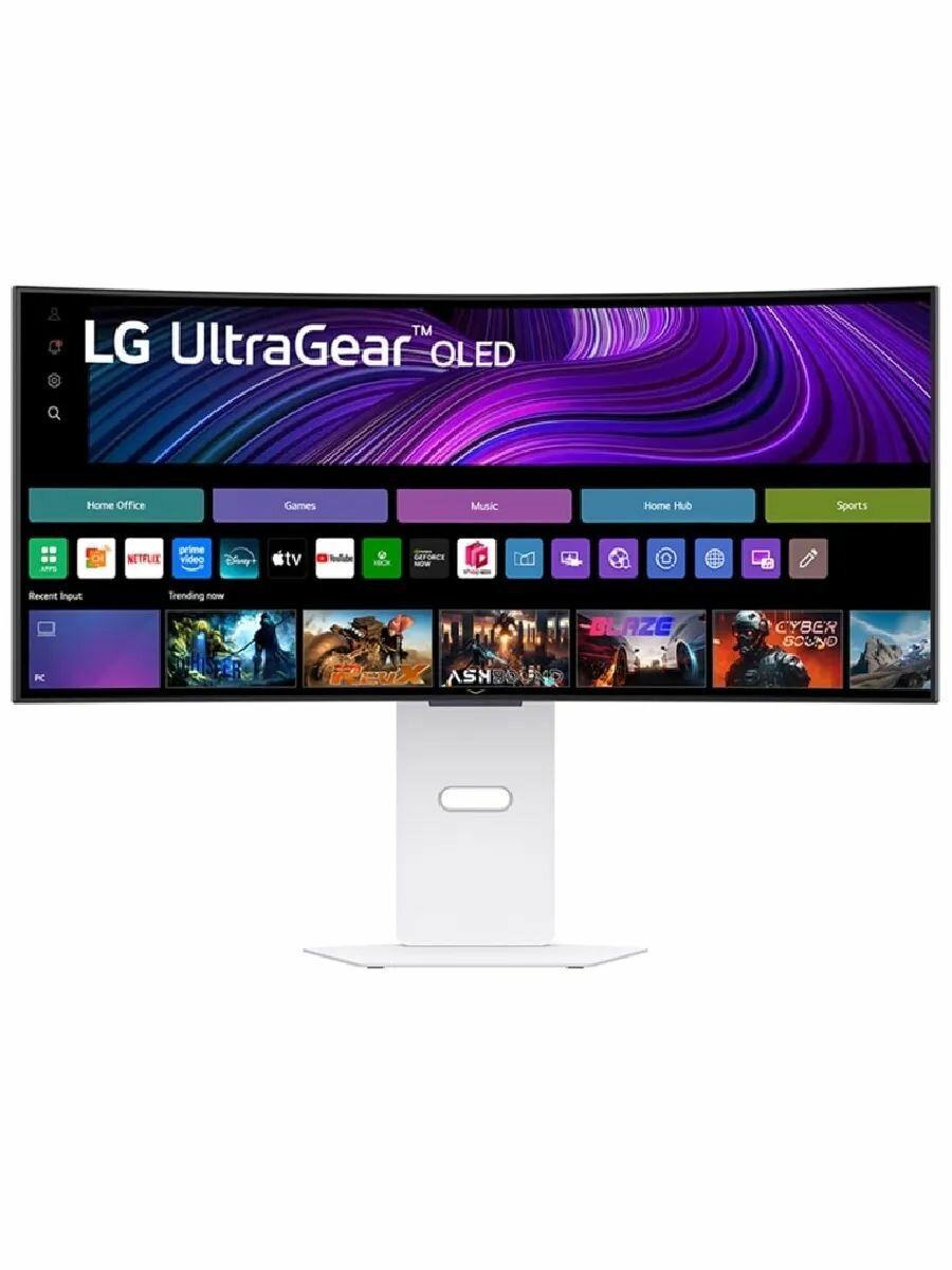 Изогнутый игровой монитор LG 34GX90SA-W. ARUZ