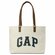 Сумка GAP, фактура гладкая, белый,