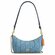 Сумка Coach, фактура матовая, индиго
