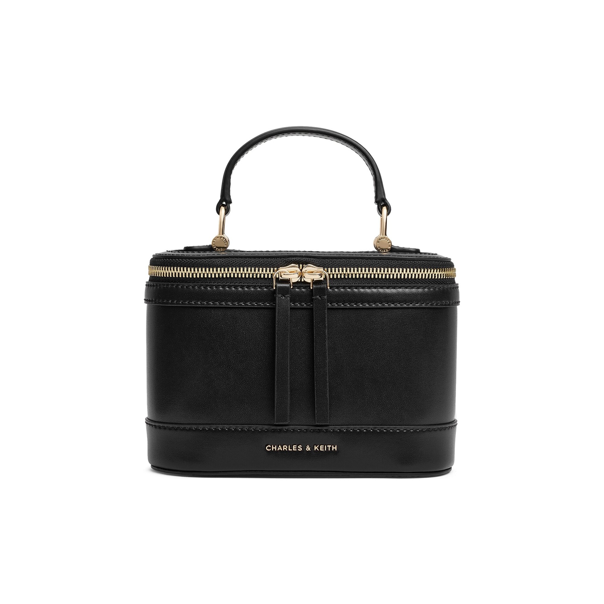Сумка CHARLES & KEITH, фактура матовая, черный — фото 1