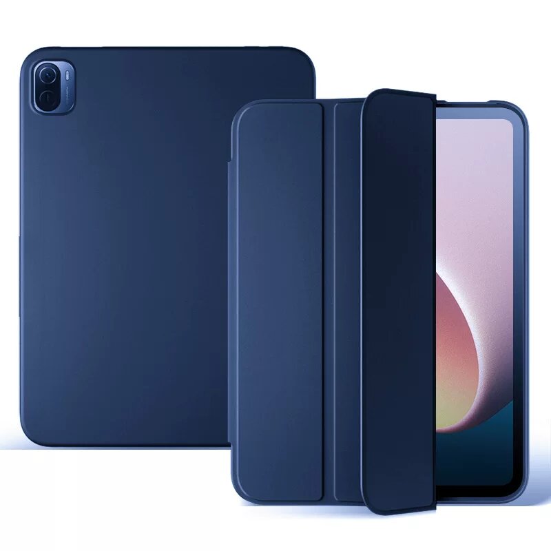 Силиконовый чехол для Xiaomi Pad 6S Pro 12.4-дюймового планшета с полной защитой и магнитным слотом для ручки цвета
