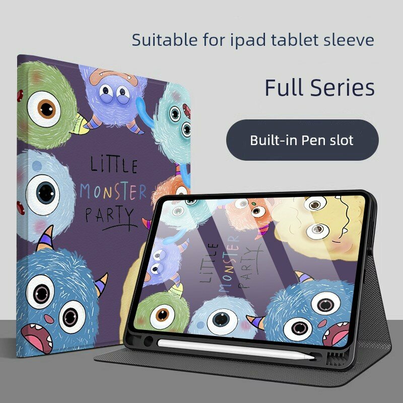 Премиум-чехол для iPad mini 6 8.3-дюймового с отсеком для ручки — Фиолетовый