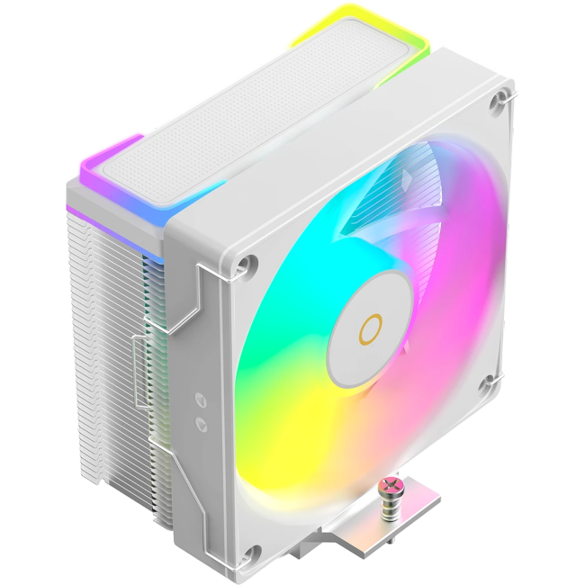 Delta A40 SE WH ARGB Кулер для процессора Ocypus Delta A40 SE WH ARGB, 120mm ARGB FAN, Top ARGB Panel, 4 HEAT PIPES
