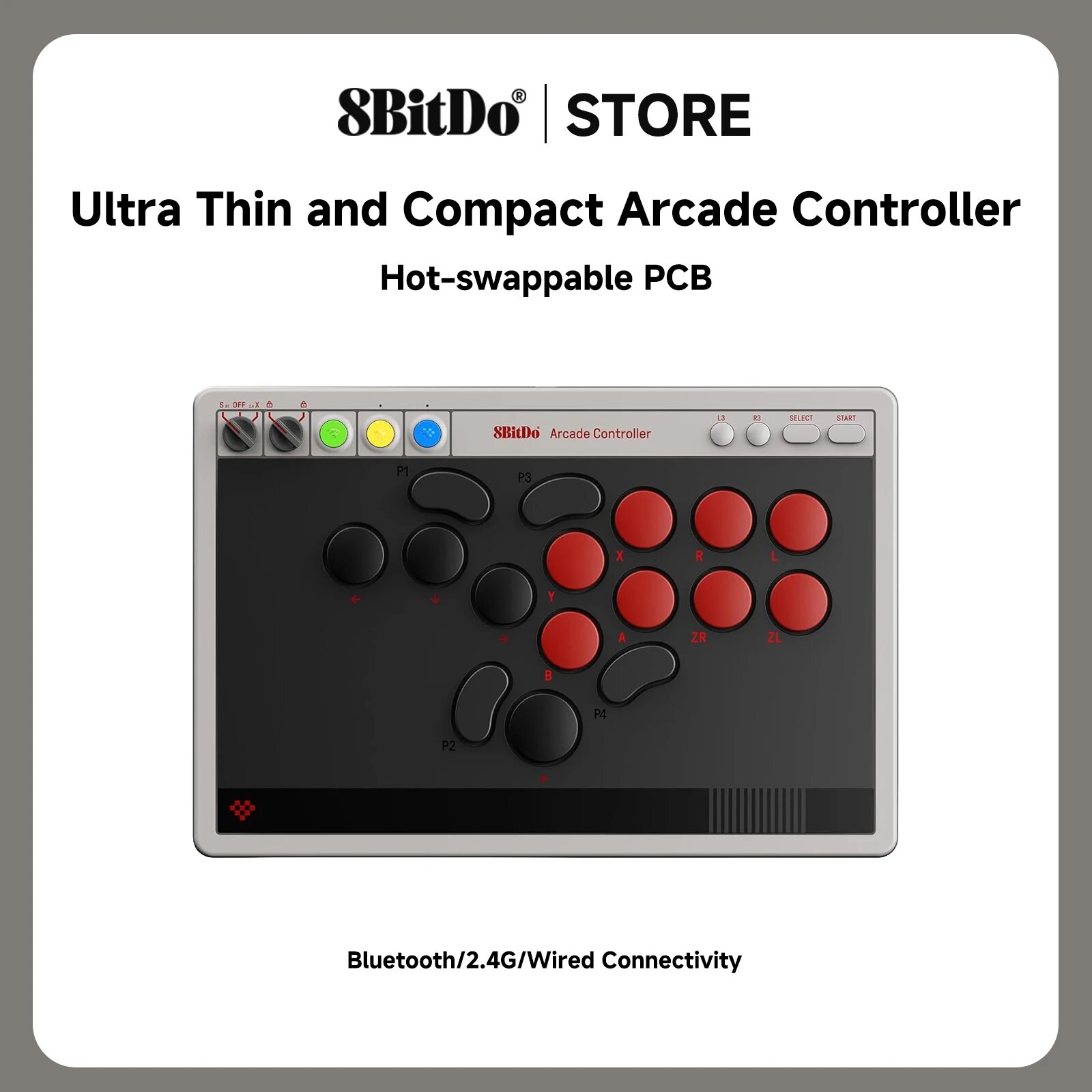 8BitDo Аркадный контроллер для Nintendo Switch/Windows — фото 1