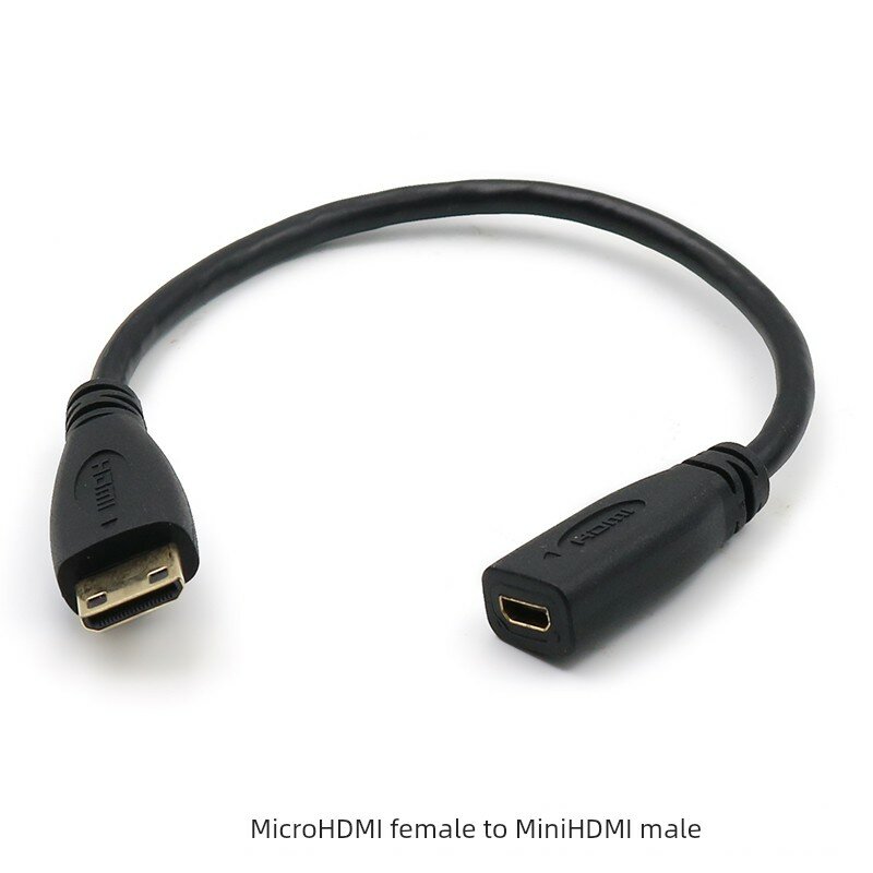 Кабель Micro HDMI «мама» на стандартный «папа» с маленькой головкой Micro HDMI «мама» на большой головке HD «папа»