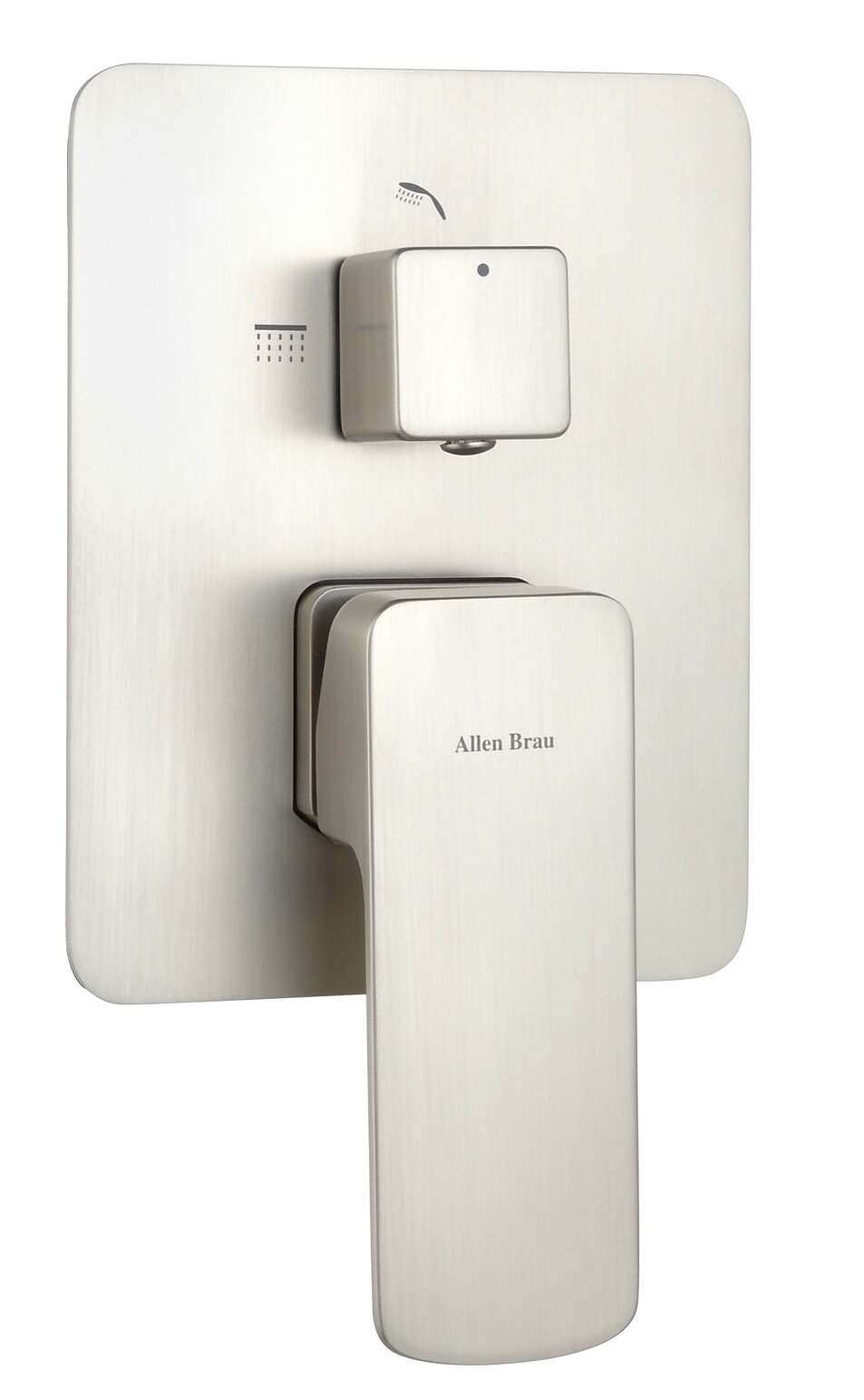 Смеситель для ванны Allen Brau Infinity 5.21014-BN (с внутренней частью) никель браш
