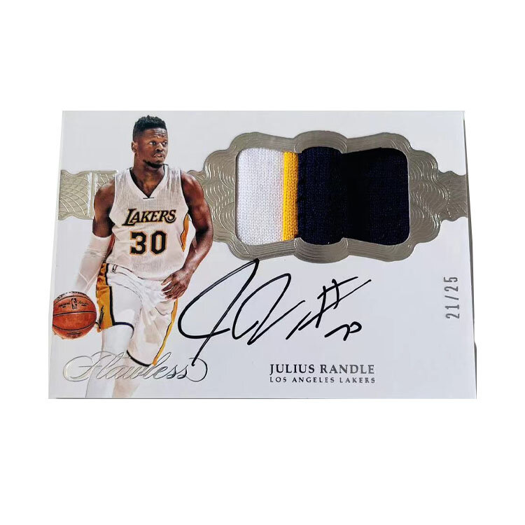 PANINI 16 17 Лейкерс Randle Настольный Фирменный Джерси Патч JULIUS Randle Баскетбольная Карта Карта Товар Access