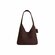 Сумка Coach Brooklyn, фактура плетеная, chocolate