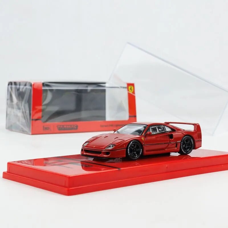 Машинка Tarmac Works 1:64 Ferrari F40 Lightweight Модель легкосплавного автомобиля