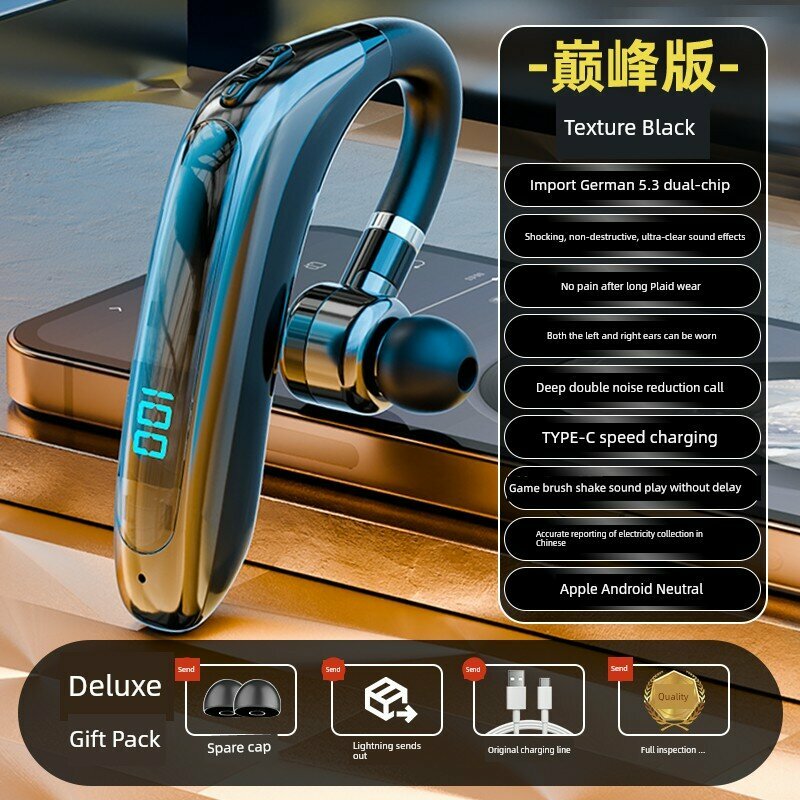 2024 Новая Bluetooth-гарнитура с креплением на ухе Apple Huawei OPPO нейтральная беспроводная бизнес-гарнитура для