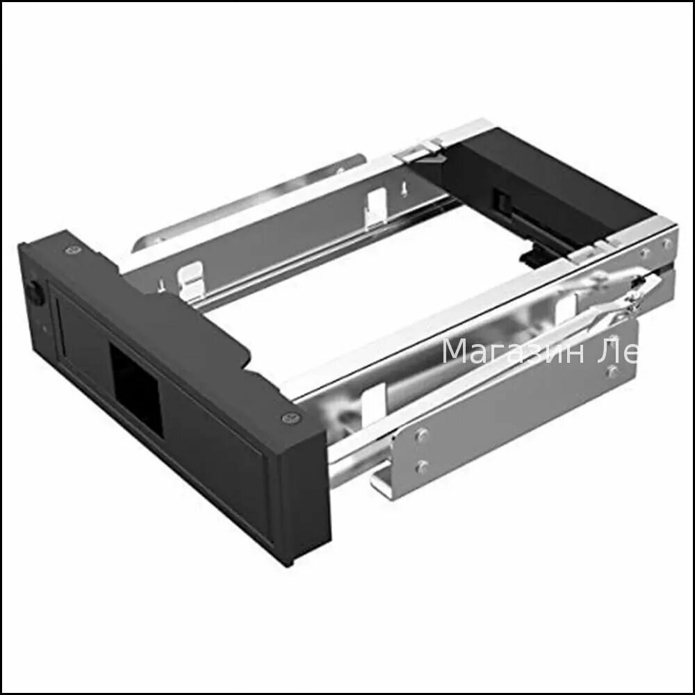 1106SS 5.25 Мобильная стойка без лотка с горячей заменой CD-ROM 3,5-дюймовый внутренний жесткий диск SATA SSD-адаптер - черный