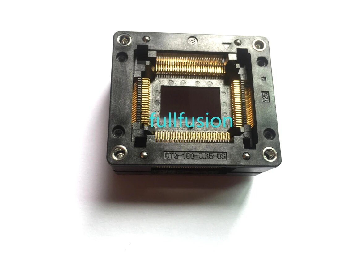 Тестовый разъем для IC OTQ-100-0.65-03 Fullfusion