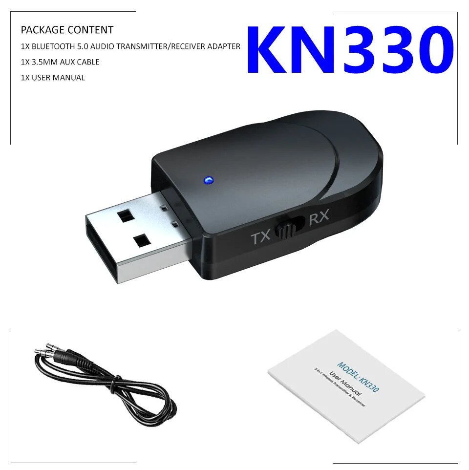 Bluetooth адаптер PzzPss KN330 3в1