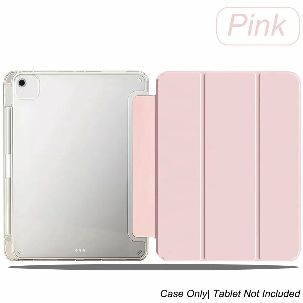 Защитный корпус для планшетов для iPad Pro 12.9 2018-2022 Акриловая прозрачная задняя оболочка, мягкие края деликатная поверхность ощущения кожи, версия защиты все включено
