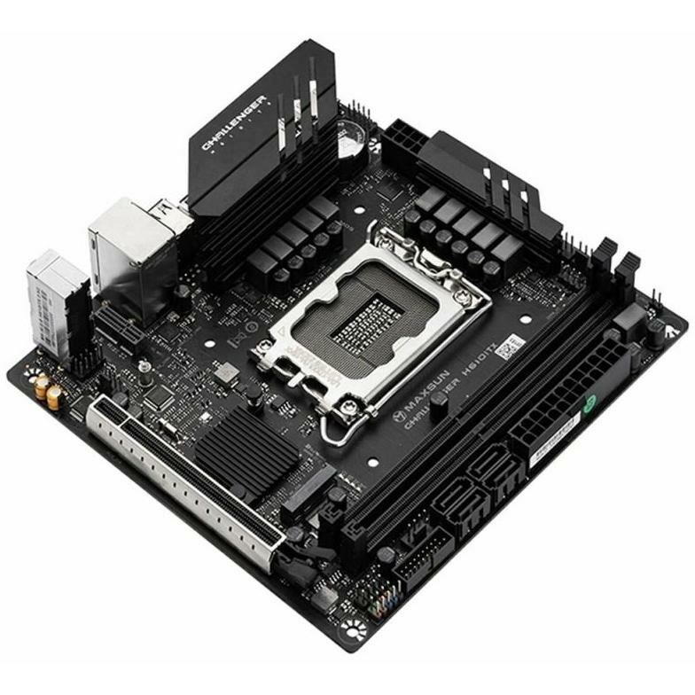 Материнская плата Maxsun Challenger H610ITX Socket 1700 H610 2xDDR4 1xPCI-E 16x 4xSATA III mini-ITX Retail MS-Challenger H610ITX 2Lan V3