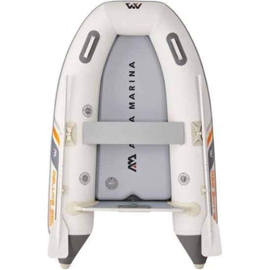 Лодка ПВХ Aqua Marina DELUXE U-TYPE 2.5m, 250х140см, алюм. вёсла, насос, сумка, до 280кг