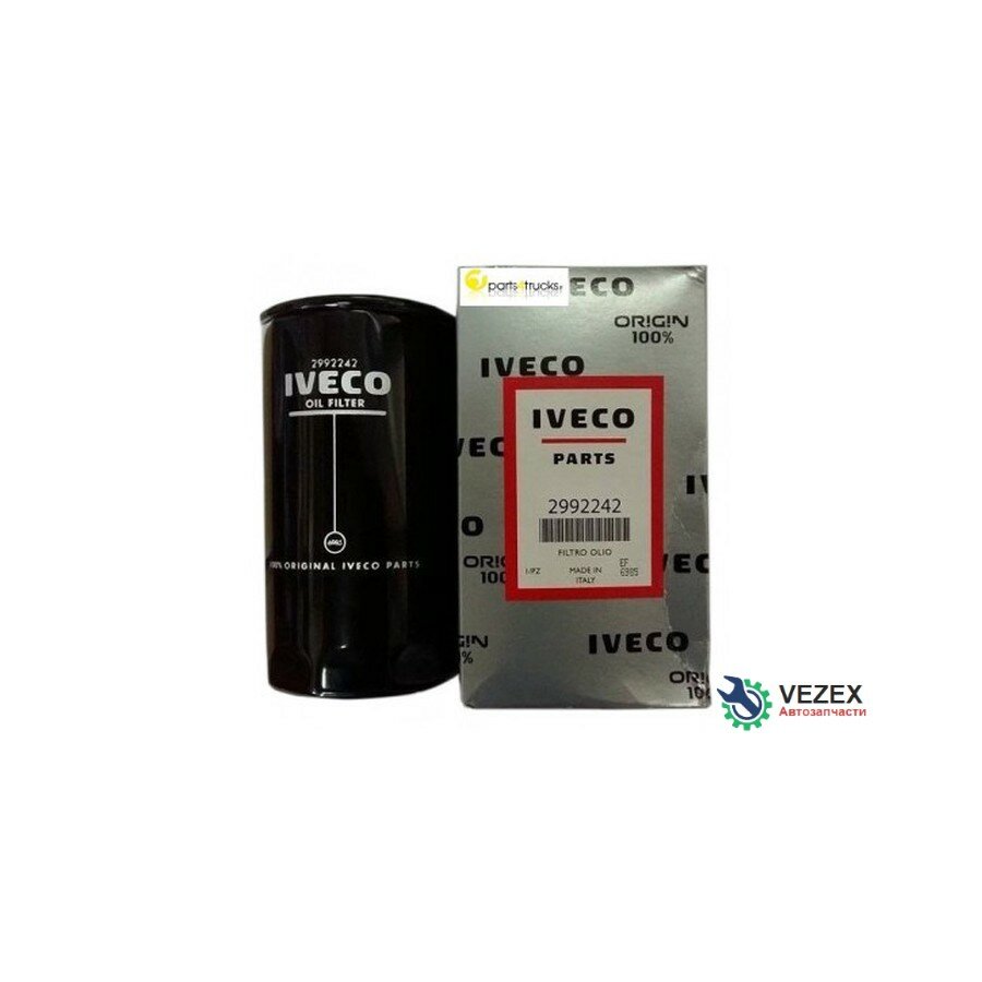 IVECO 2992242 фильтр масляный ! \IVECO EuroFire / Tector дв. F4AE0481/0681