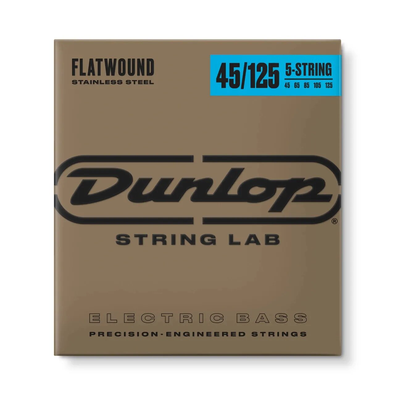 Струны для гитары Dunlop DBFS45125 Stainless Steel Flatwound