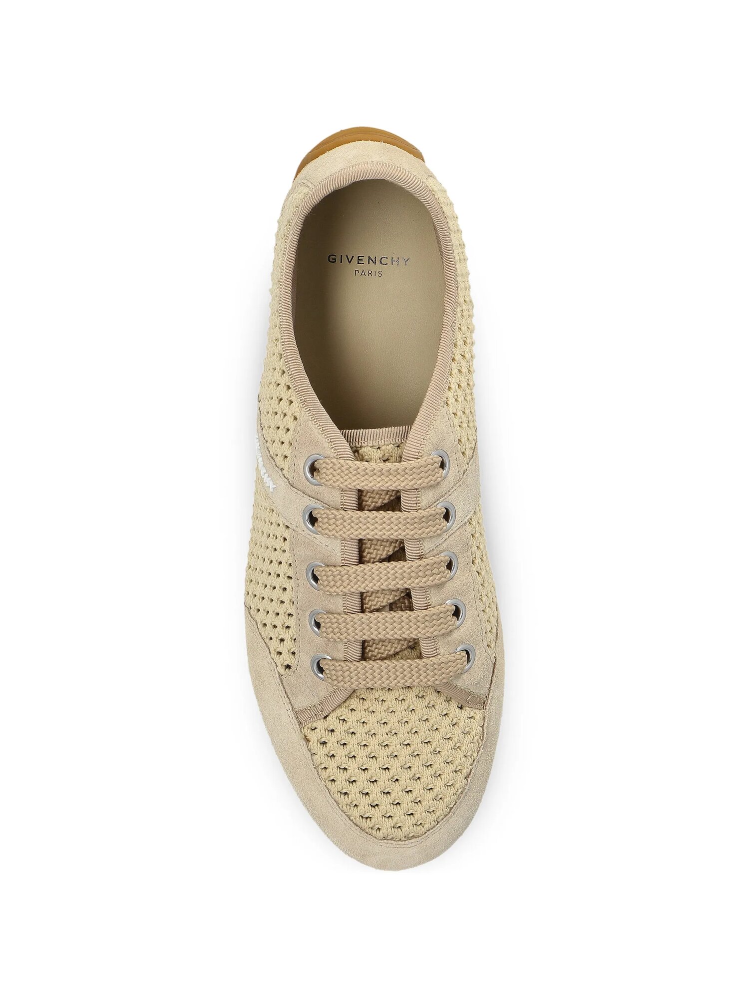 Кроссовки GIVENCHY Perforated lace-up sneakers, размер 39 — фото 1