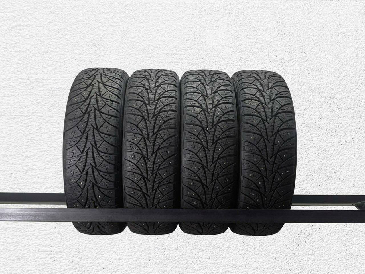 Комплект (4 шт) зимних БУ шин шипованные Rosava snowgard 205/60 R16 5.0% износ PT0009199 TSB048570