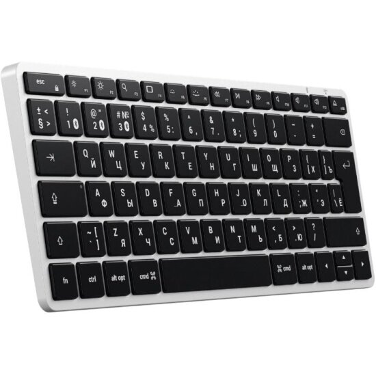 Клавиатура Satechi Slim X1 ST-BTSX1S-RU Bluetooth -RU - silver