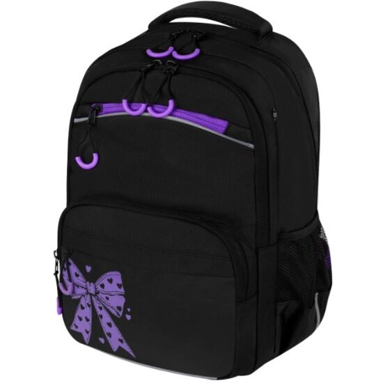 Рюкзак Brauberg 274409 FORCE, 2 отделения, 5 карманов, Purple bow, 39х28х17 см