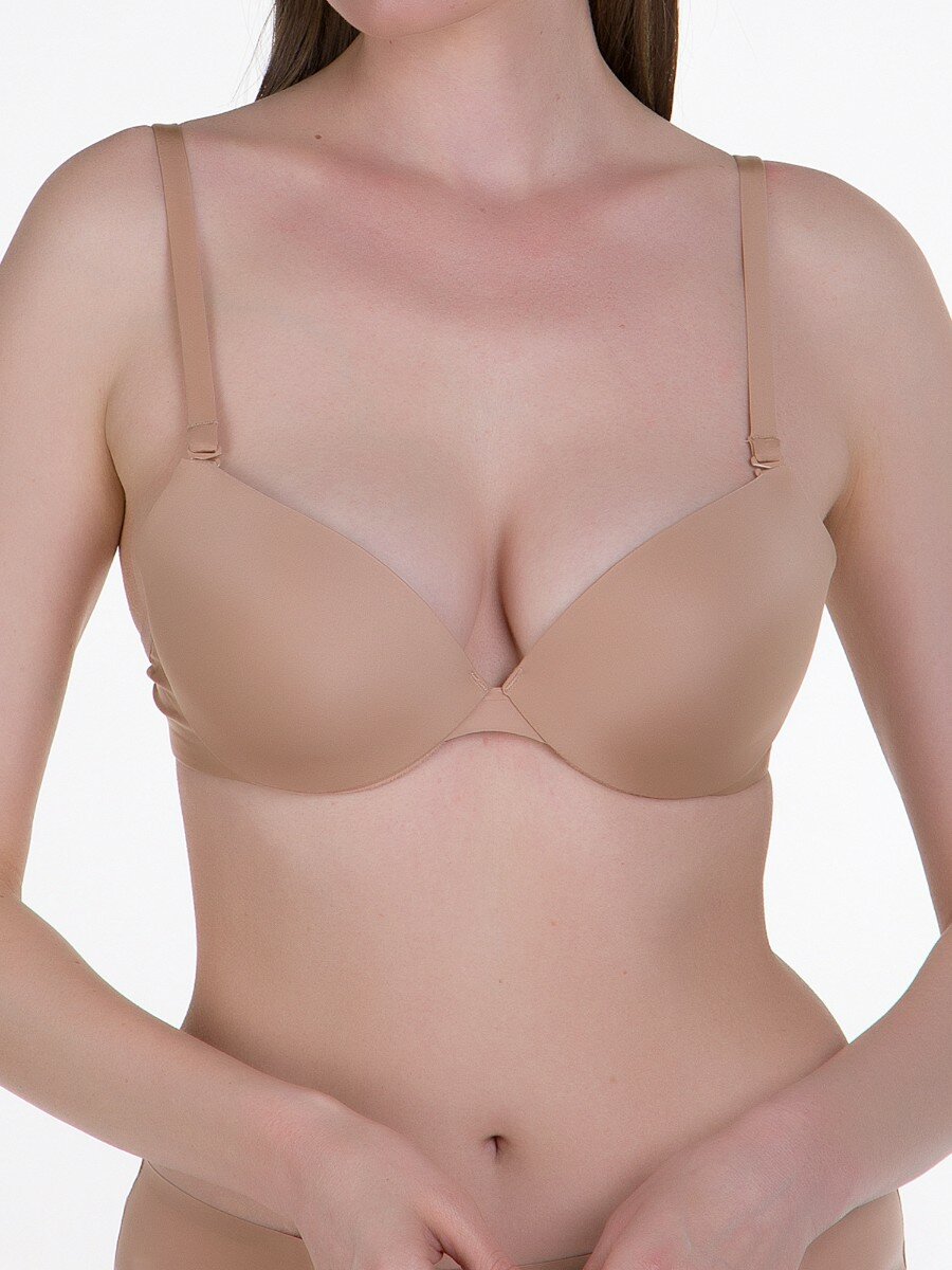 Женский бюстгальтер пуш ап телесный OROBLU PERFECT FIT VOBT01587 1B (70B)