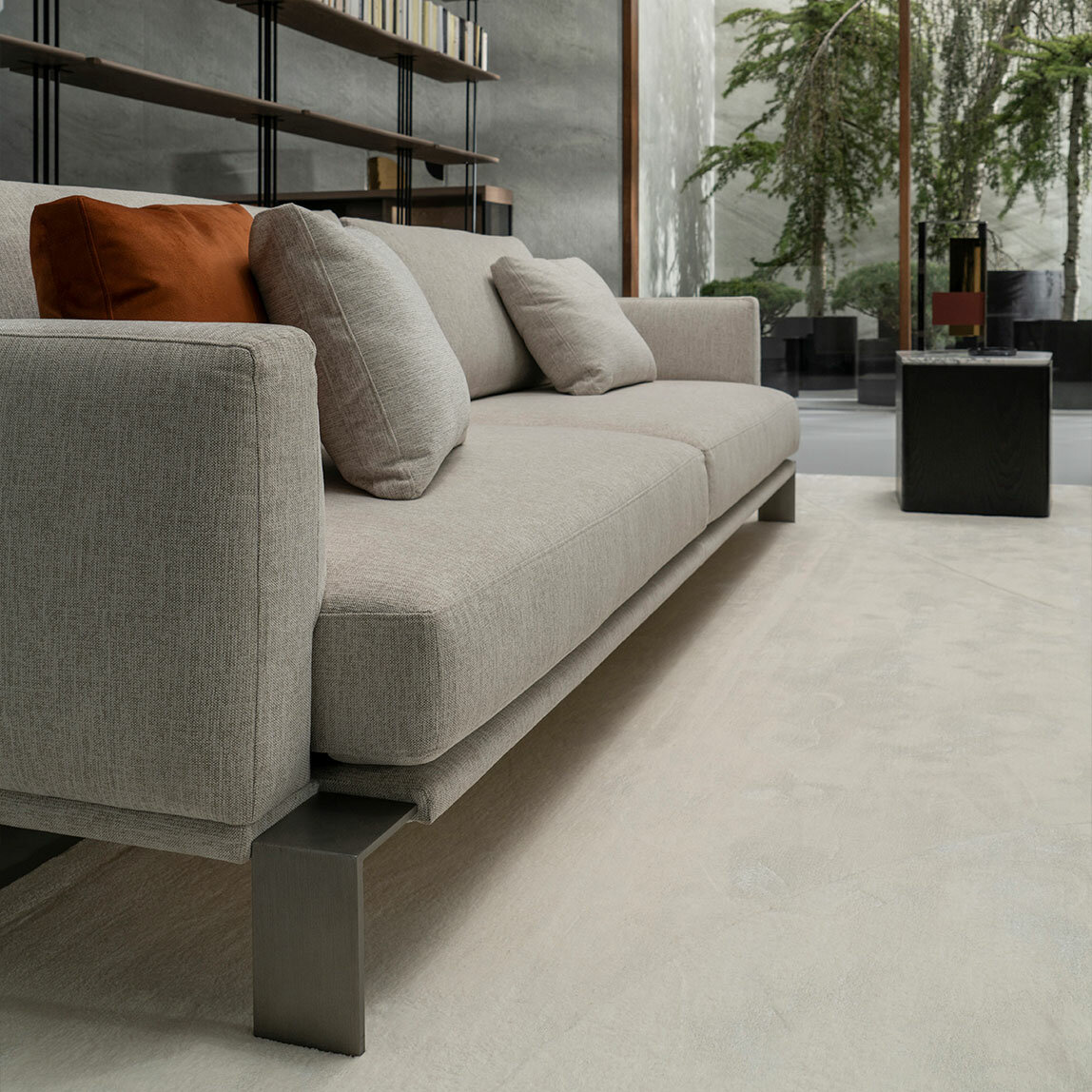 Диван Casa ITHACA LIGHT, дизайн Мауро Липпарини, металлические ножки, прямой