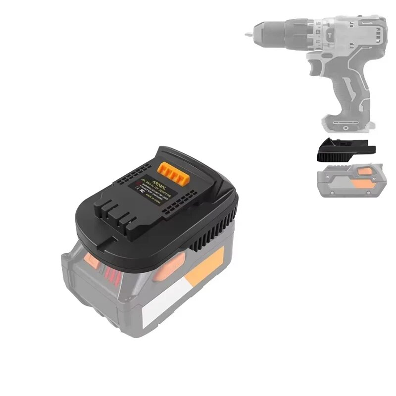 Адаптер батарей RIDGID/AEG 18В к DeWalt 18В/20В