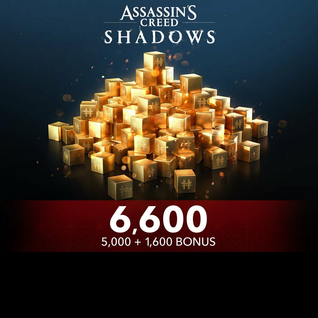 Дополнение Helix Credits Extra Large Pack (6,600) - Assassin's Creed Shadows, цифровое издание PlayStation 5, регион Индия / код пополнения баланса