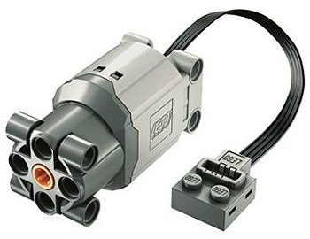 Мотор LEGO Power Functions 9V 88003 L-двигатель 99499c01 U Light Bluish Gray U